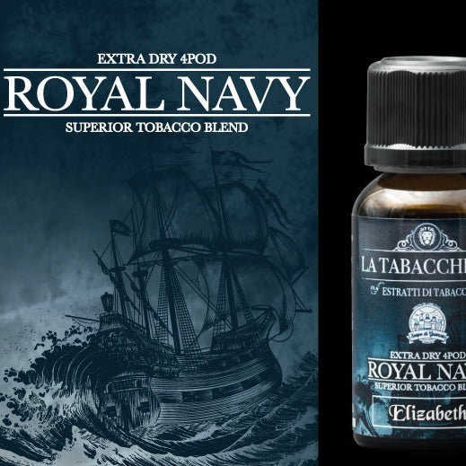 Elizabeth Royal Navy Line Extra Dry 4Pod by La Tabaccheria - Naturevape Ltd