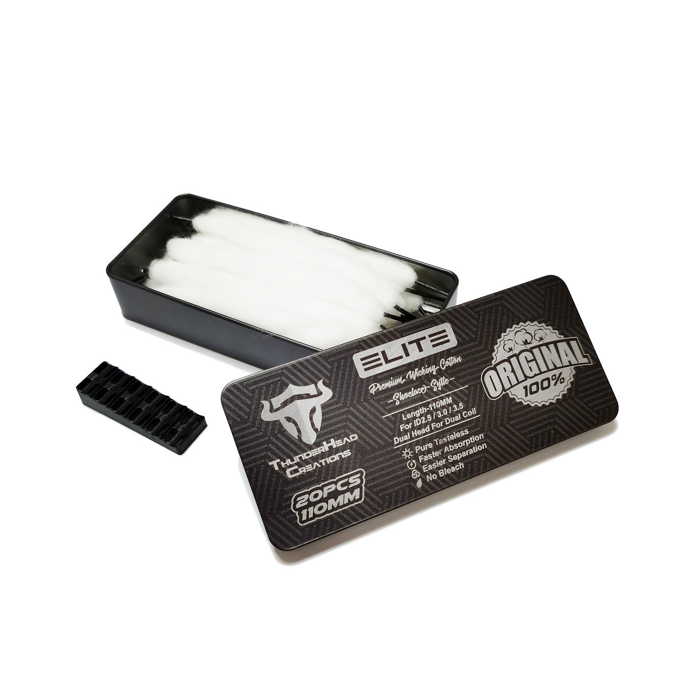 Tauren Organic Shoelace Cotton (Double Baby Head) by Thunderhead Creat ...