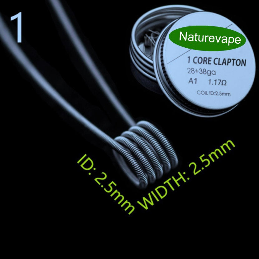 Naturevape Single Core Clapton Coil Kanthal A1 - Naturevape Ltd